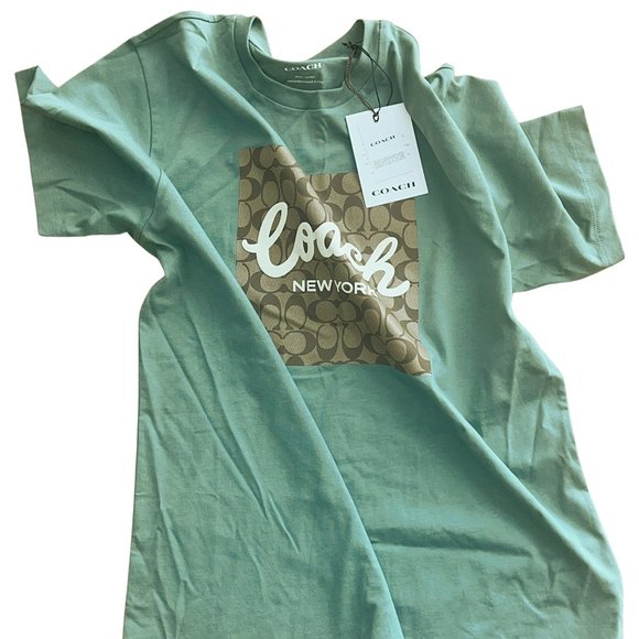 Coach | Shirts | Nwt Coach Signature Graphic Tshirt | Poshmark